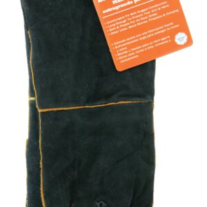 Mr. Bar-B-Q 40113Y Extra Length Leather Gloves | BBQ Grilling Gloves | Great for Cooking | Protects Hands from Heat | Rugged but Comfortable