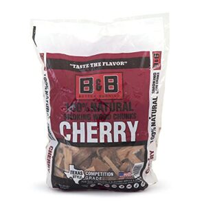 b&b charcoal 8023366 cherry wood smoking chunks44; 549 cu. in.