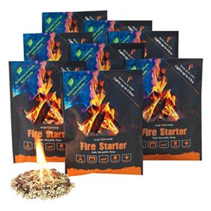 InstaFire Granulated Fire Starter, All Natural, Eco-Friendly, Lights up to 4 Total Fires in Any Weather, Awarded 2017 Fire Starter Of The Year, 1 Pk