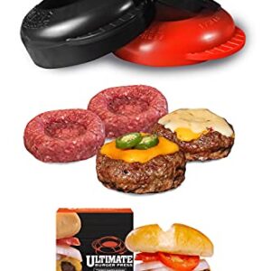 Ultimate Burger Press - 1/4lb, 1/3lb and 1/2lb Stuffed Burger Patty (3 Sizes Inside) GET More Creative