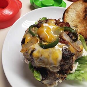 Ultimate Burger Press - 1/4lb, 1/3lb and 1/2lb Stuffed Burger Patty (3 Sizes Inside) GET More Creative