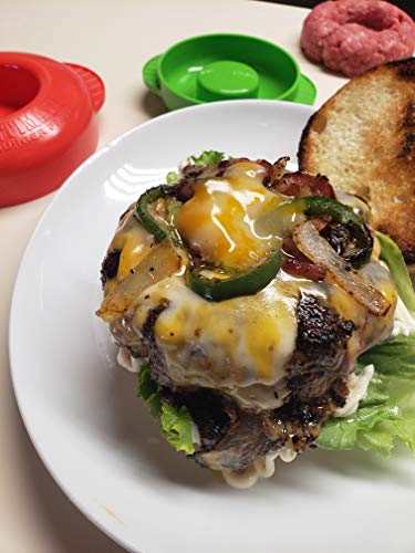 Ultimate Burger Press - 1/4lb, 1/3lb and 1/2lb Stuffed Burger Patty (3 Sizes Inside) GET More Creative