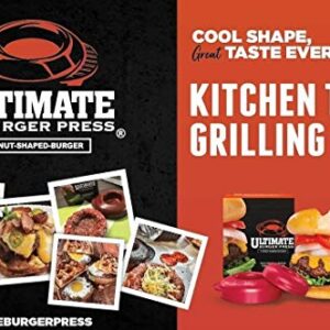 Ultimate Burger Press - 1/4lb, 1/3lb and 1/2lb Stuffed Burger Patty (3 Sizes Inside) GET More Creative