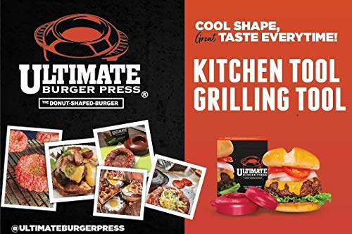 Ultimate Burger Press - 1/4lb, 1/3lb and 1/2lb Stuffed Burger Patty (3 Sizes Inside) GET More Creative