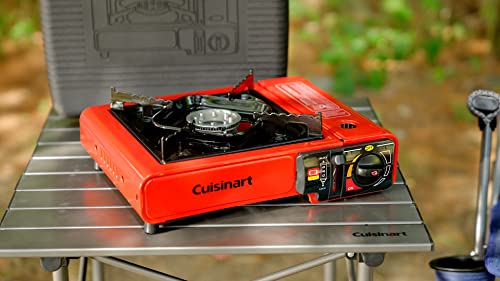 Cuisinart CGG-1050 Portable Butane Camping Stove with Carrying Case - 8,000 BTU Burner - Perfect for Camping and Tailgating