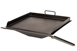 bbq hack griddle hack | pancakes, omelettes, bacon, stir fry, smash burgers, and more on your pellet grill | griddle insert accessory (16.5″ deep x 17.25″ wide griddle hack)