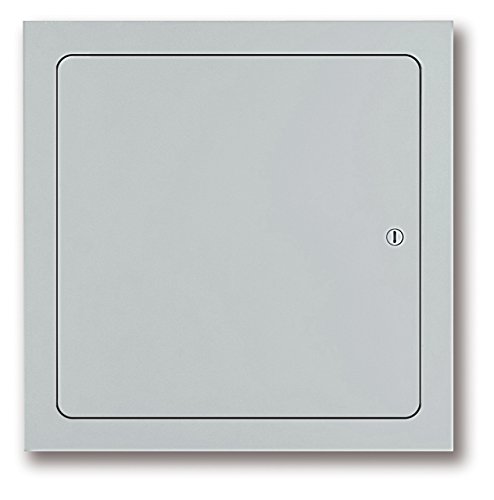 Best - .8" x 8" Universal Flush Premium Access Door with Flange - Stainless Steel