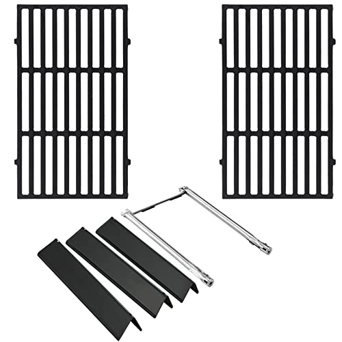 7637 Grill Grates 7635 Flavorizer Bars 69785 Burner Replacement Parts for Weber Spirit and Spirit II 200 Series Weber Spirit E-210 E-215 E-220 S-210 S-215 Spirit II E-210 II E-220 and more