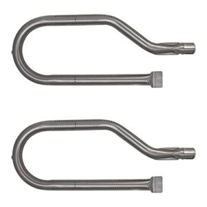 upstart components 2-pack bbq gas grill tube burner replacement parts for bull texan lonestar – compatible barbeque stainless steel pipe burners