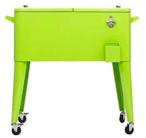 permasteel 80 quart portable cooler in lime