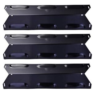 votenli p9623a(3-pack) 14 7/8” porcelain steel heat shield,heat plate for kenmore 146.23678310, 146.23679310, 640-05057371-6, 640-05057373-6 gas grill