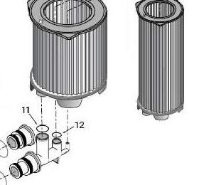 Optimum Pool Technologies System 3 Elbow O-Ring/Filter Stand Pipe O-Ring Replacements - Set of 2