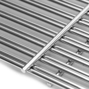 Hongso 18.75 inch SUS304 stainless steel gas grill grates replacement for Sams Member Mark,Charbroil,Jenn-Air,Grand Hall,G601-0015-9000.SCD453