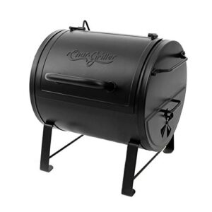 char-griller e82424 smoker side fire box portable charcoal grill, black