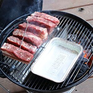 Slow 'N Sear Stainless Steel Charcoal Basket for 18" Charcoal Grills from SnS Grills