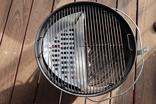 Slow 'N Sear Stainless Steel Charcoal Basket for 18" Charcoal Grills from SnS Grills