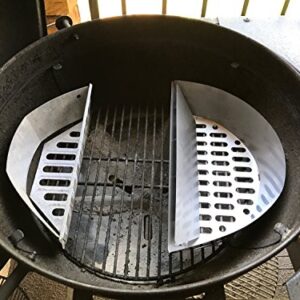 Slow 'N Sear Stainless Steel Charcoal Basket for 18" Charcoal Grills from SnS Grills