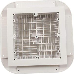 AquaStar 14in x 14in Retrofit VGB to 9in x 9in Suction Outlet Cover with Mud Frame White 914101