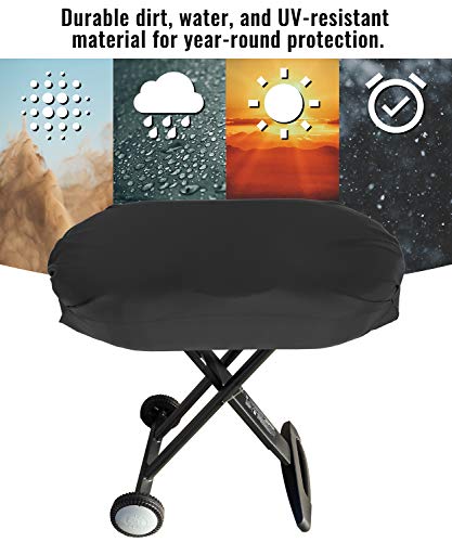 NUPICK Portable Grill Cover for Coleman Roadtrip LXX / LXE / 285 / 225 Grill, Waterproof and Windproof Small Grill Cover, Come with Grill Brush