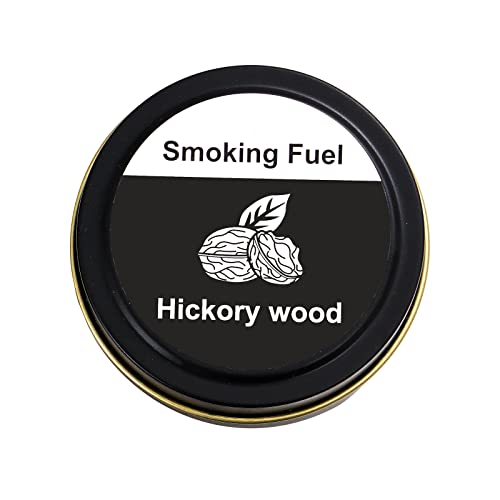 Whiskey Barrel Hickory Wood Chips for Cocktail Smoker, Smoking Gun, Glass Cloche | Culinary Smoking Fuel (4oz) | Infuse Bourbon, Cheese, Meats, BBQ, Salt, Butter