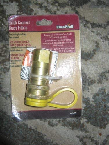 Char-Broil Universal Quick-Connect Coupler, brass