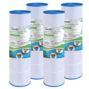 puroflo yps-pcc105 pool filter replace for pentair ccp420, 178584, unicel c-7471, 817-0106,r173576, 817-0106, filbur fc-1977, pentair clean & clear plus 420 cartridge, 105 sqft, 4 pack