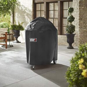 Weber Cover 26 Inch Charcoal Grills, Black