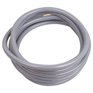 Empava ID Natural Hose Quick Disconnect Gas Connect with 3/8” Female Pipe Thread 15 FT CSA Certified, Grey