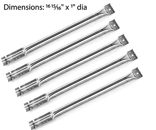 Grill Burner for Select Member's Mark 720-0582, Kirkland Signature, Grand Isle 860-0193, Lowes 730-0522, 730-0745, 740-0711 & Home Depot Gas Models(5-Pack)