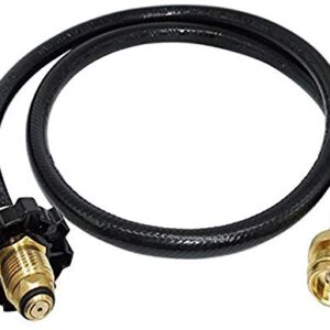 Cookingstar 5FT Propane Hose Adapter, 1lb to 20 lb Converter Replacement for Coleman Stove, Buddy Heater