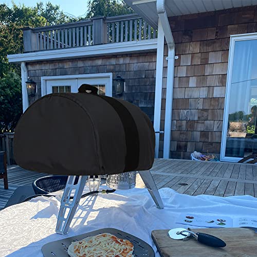 Outdoor Portable Pizza Oven Cover for Gozney Waterproof Pizza Oven Accessories Cover, Black