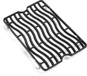 napoleon s83010 replacement porcelainized nonstick cast iron waved cooking grid for prestige 450/500/665 grills, black