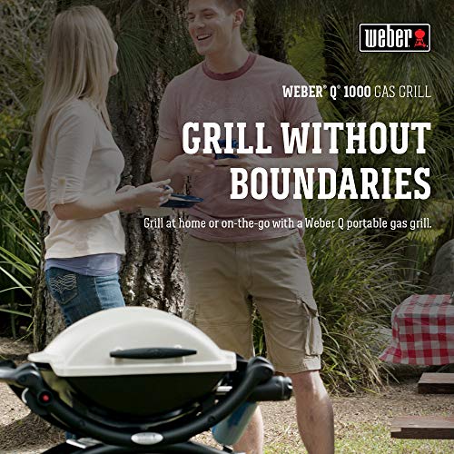 Weber Q1000 Liquid Propane Grill, Titanium