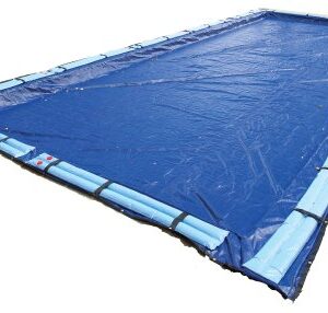 Blue Wave BWC952 Gold 15-Year 12-ft x 24-ft Rectangular In Ground Pool Winter Cover,Royal Blue