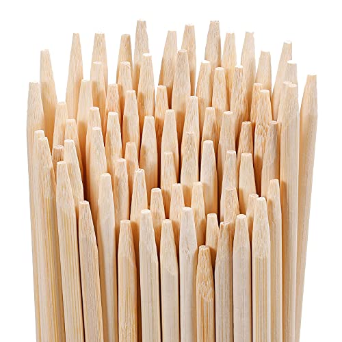 Smores Sticks 36" Long 5 mm Thick, 120 PCS Marshmallow Roasting Smore Sticks Bamboo, Disposable Marshmellow Sticks Camping Heavy Duty SMores Skewers for Outdoor Fire Pits Campfires Hot Dog Sausage