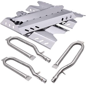 hipoilk replacement parts for members mark bq06042-1 bq06043-1 bq05046-6 bq05046-6-a bq05046-6a, sam’s club, outdoor gourmet gas grill models, burner tube, steel heat plate burner cover