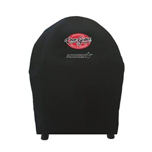 char-griller 6659 akorn jr. portable kamado charcoal grill cover, black