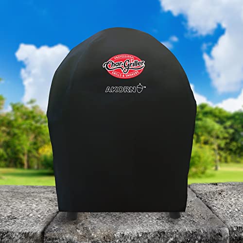 Char-Griller 6659 AKORN Jr. Portable Kamado Charcoal Grill Cover, Black