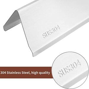 QuliMetal SUS304 Grill Burner and SUS304 Flavorizer Bars for Weber Spirit 200 & Spirit II 200 Series Grills, Spirit E210/ S210/ E220/ S220 with Front Control Knobs(2013-Newer), Replaces for 69785 7635