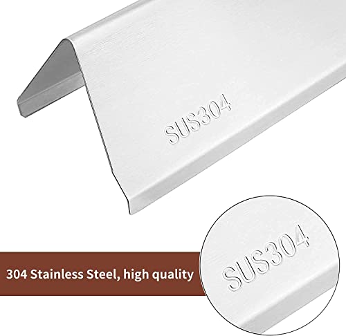 QuliMetal SUS304 Grill Burner and SUS304 Flavorizer Bars for Weber Spirit 200 & Spirit II 200 Series Grills, Spirit E210/ S210/ E220/ S220 with Front Control Knobs(2013-Newer), Replaces for 69785 7635