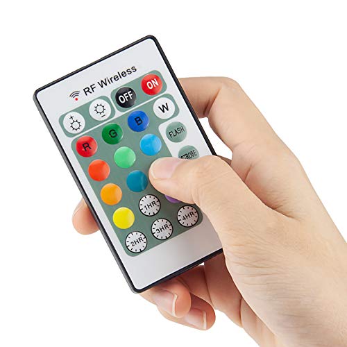 80 Feet Remote Control with Timer, Through Wall Function, 12 Color Change, 4 Modes & Dimmable for LUXSWAY RF Products