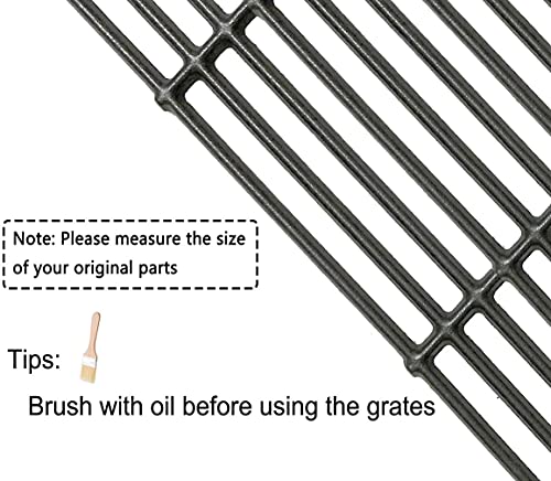 Votenli C6505A(4-Pack) 19 3/4" Cast Iron Cooking Grid Grates Replacement for Chargriller 2121, 2123, 2222, 2828, 3001, 3008, 3030, 3725, 4000, 4208, 5050, 5072, 5252, 9020