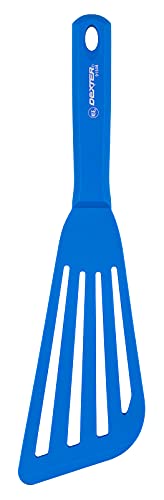 Dexter-Russell (91508) 11" Silicone Fish Turner with Cool Blue - High Heat Handle