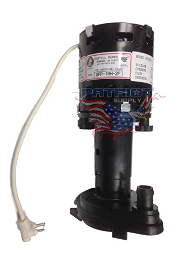 HARTELL 803339 GPP-1MH-2P ICE Machine Pump Replaces ICE-O-Matic 9161076-02