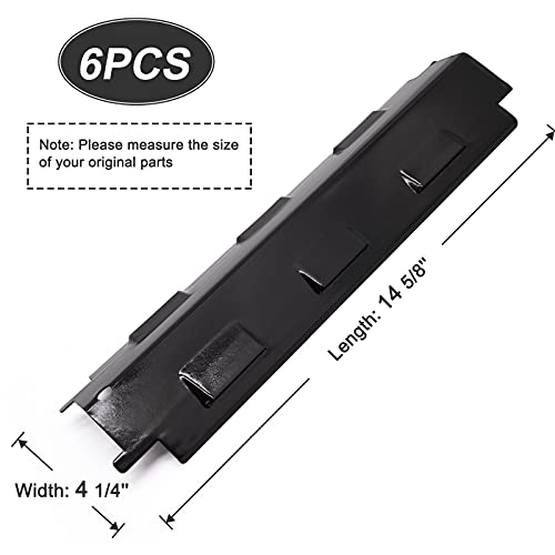 Criditpid Grill Heat Plate Parts for Charbroil 463230515, 463230514, 463230513, 463230512, 463230511,463230510,463439915,461442114,463441514, 463436514, 6-Pack 463230515 charbroil Parts，G-H-P