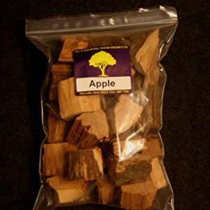 J.C.'s Smoking Wood Chunks - 4 PK Gallon Sized Bag of Apple, Maple, Mulberry, Wild Black Cherry