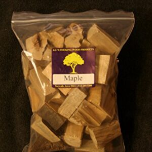 J.C.'s Smoking Wood Chunks - 4 PK Gallon Sized Bag of Apple, Maple, Mulberry, Wild Black Cherry