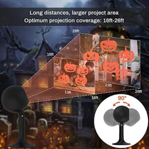 Auxiwa Halloween Decorations Lights Outdoor Pumpkin Projector Light for Halloween Home Party Garden Landscape Wall Decorations