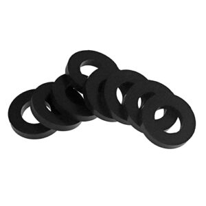 10Pcs Propane Tank Gasket and 10Pcs O-Rings for All Soft Nose P.O.L. Fittings, Soft Rubber Leakage-Proof Sealing, Fit for Propane Gas Adapters, Connectors, Valves, Regulators, Accessories and More