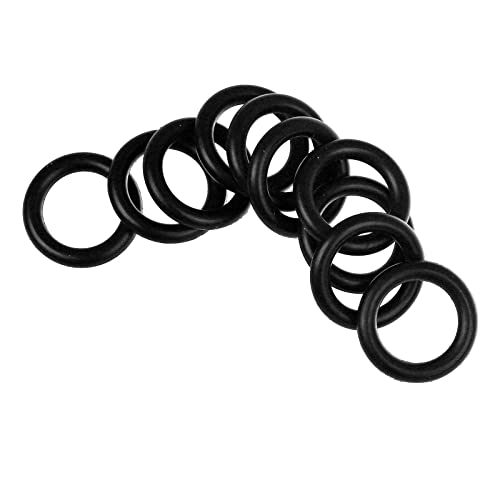 10Pcs Propane Tank Gasket and 10Pcs O-Rings for All Soft Nose P.O.L. Fittings, Soft Rubber Leakage-Proof Sealing, Fit for Propane Gas Adapters, Connectors, Valves, Regulators, Accessories and More